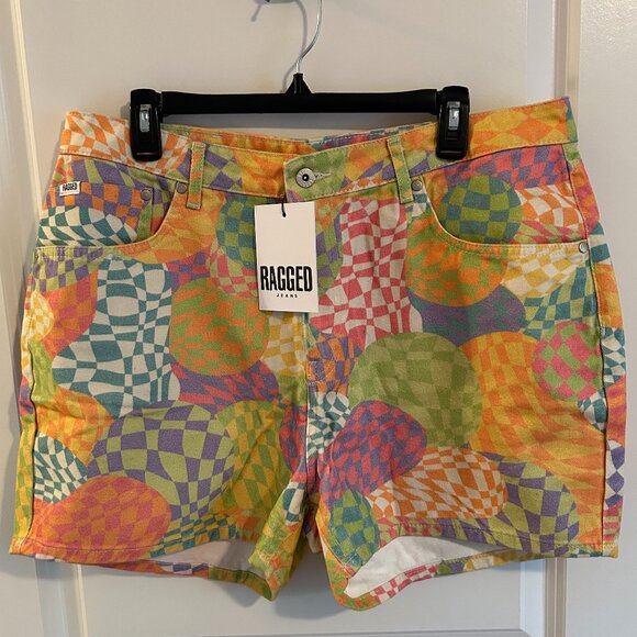 Ragged Jeans | Shorts | Ragged Giddy Denim Multicolor Shorts Womens ...